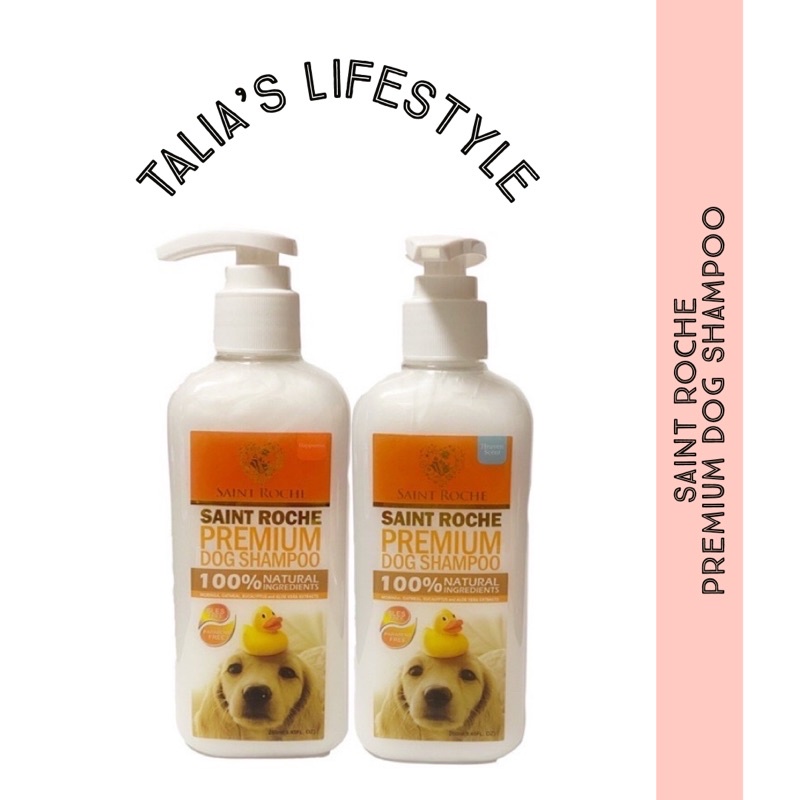 SAINT ROCHE (250mL) - Premium Dog shampoo with moringa oil organic ...