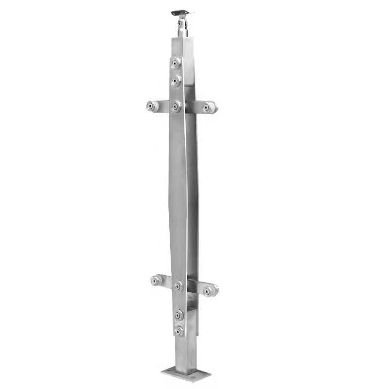 baluster Glass clamp/king post/Stainless 304 single/Double180°/90 ...