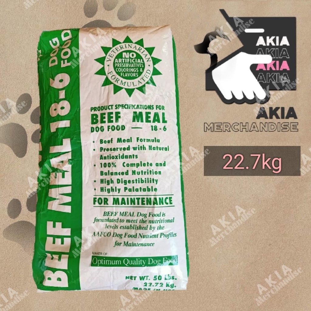 OPTIMA Dry Dog Food - High Protein / Lamb Rice / Beef Meal - (22.7kg OR ...