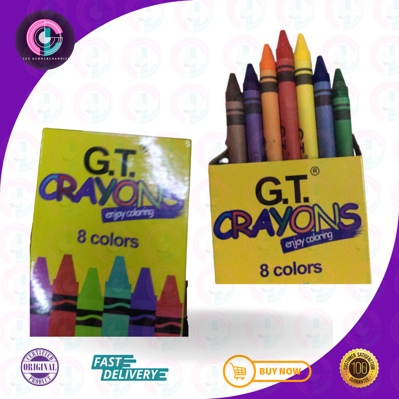 GT Crayons for Kids Jumbo, 8,16 and 24 pieces | Lazada PH