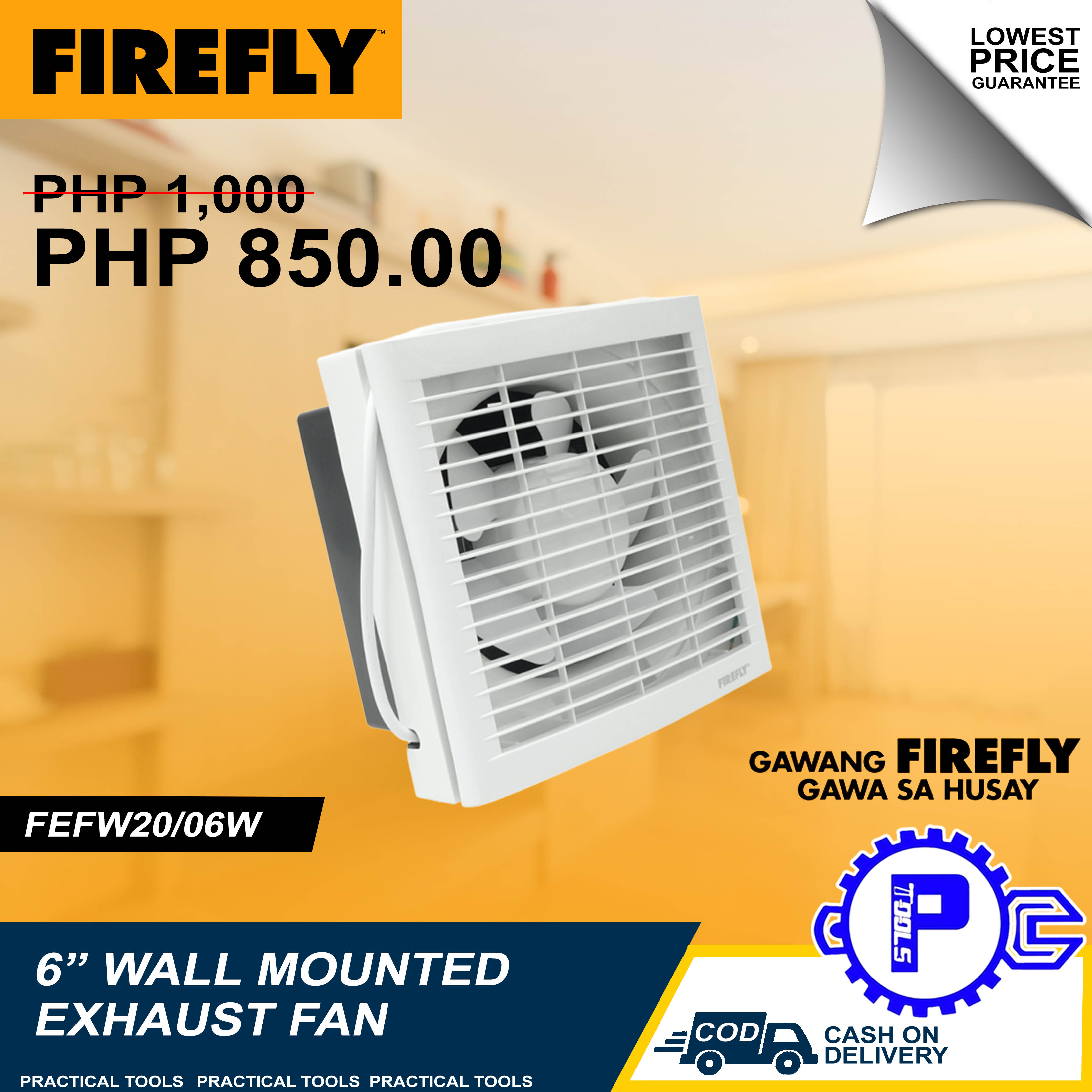 FIREFLY WALL MOUNTED AND CEILING MOUNTED EXHAUST FANS (SEE ATTACHED PIC ...