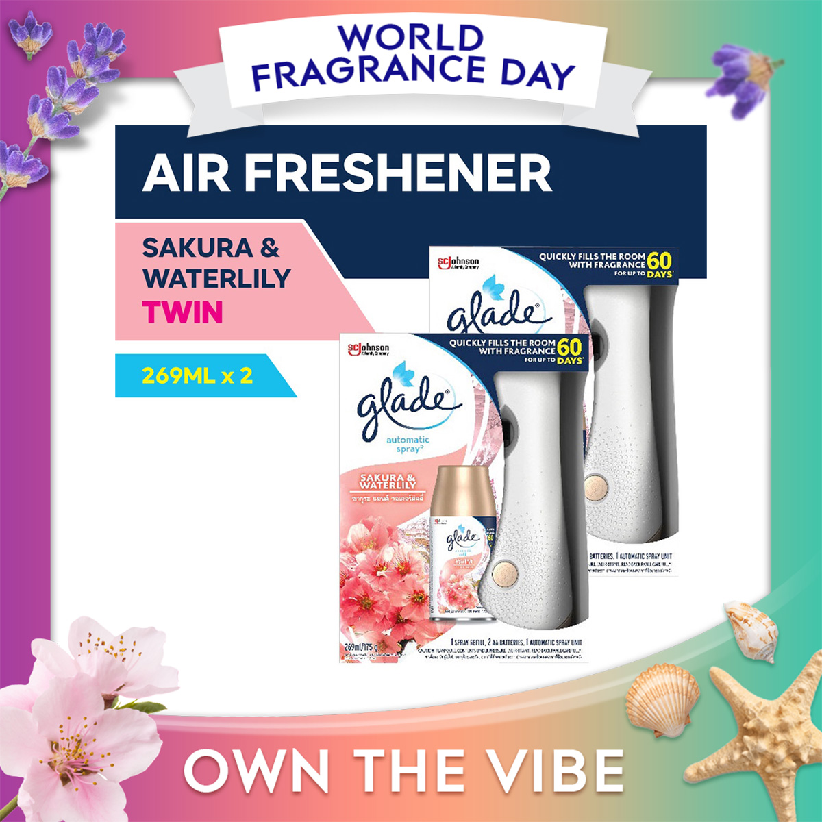 Glade Automatic Primary - Sakura & Waterlily Twin | Lazada PH