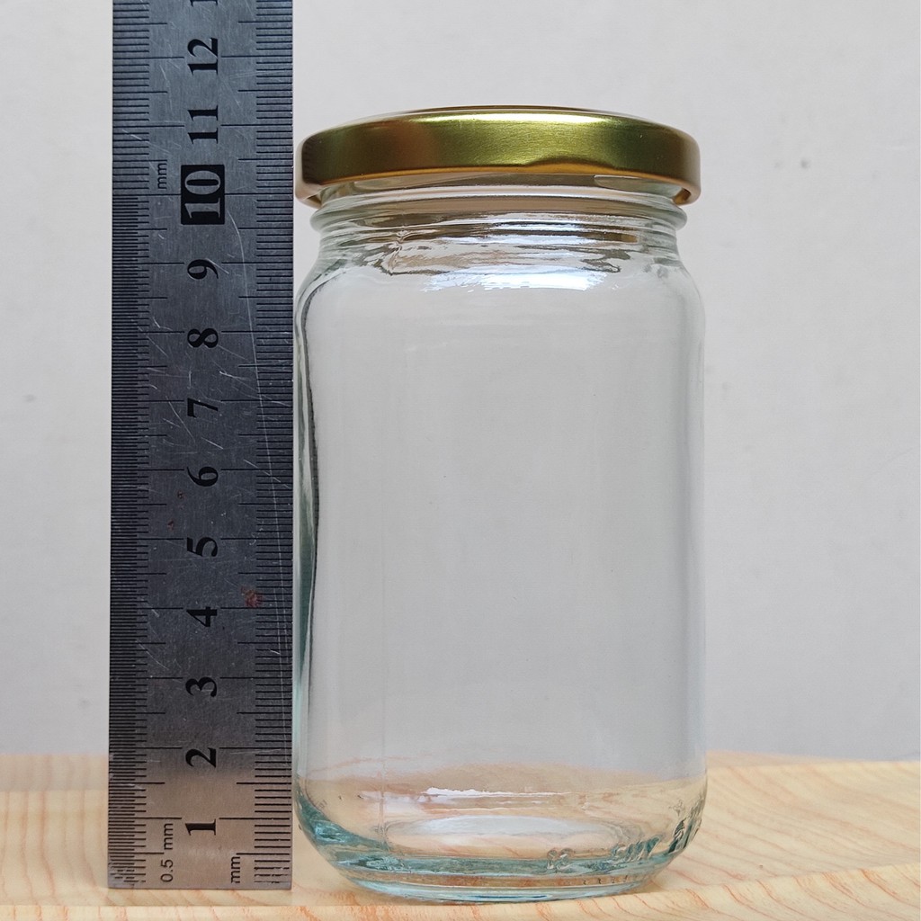 Round Glass Jar 100ML 120ML 200ML 220ML Black Gold PER PIECE WITH FREE ...