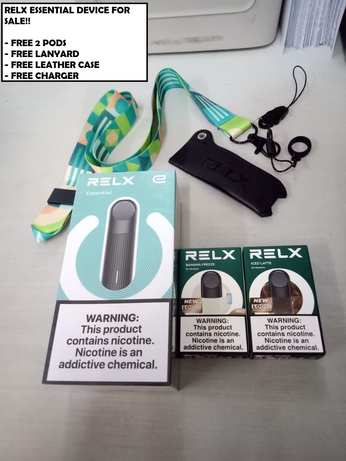 RELX DEVICE WITH FREE PODS, VALID QR CODE | Lazada PH