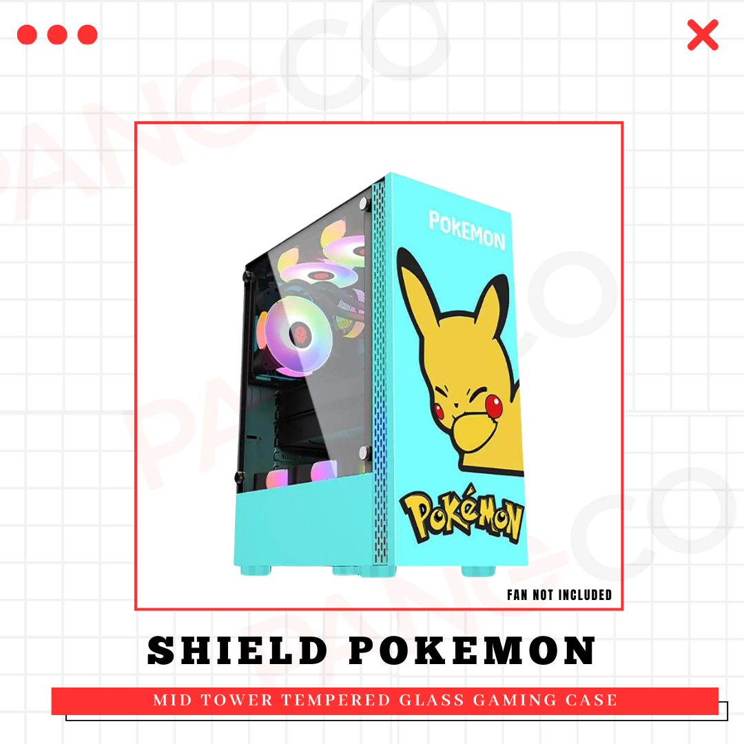Shield POKEMON Gaming case Computer PC Case Cpu Water Cooling Case ...