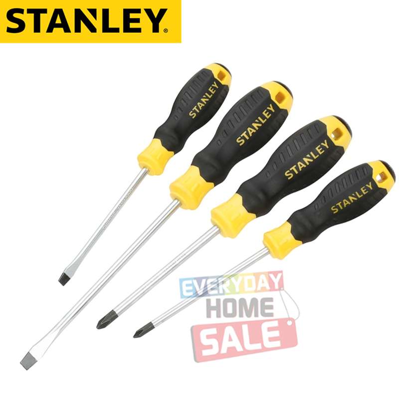 Stanley Cushion Grip Screw Driver / Screwdriver (PER PIECE) | Lazada PH