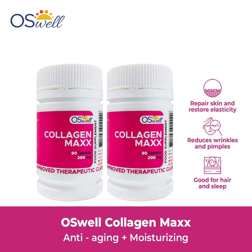 OSwell BUY 1 TAKE 1 Collagen Maxx for Anti-Aging 200mg 90 Tablets FDA ...