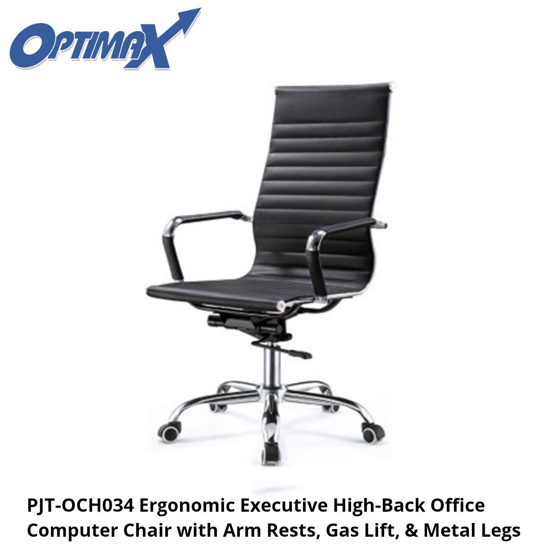 Optimax PJT-OCH034 Ergonomic Executive High-Back Office Computer Chair ...