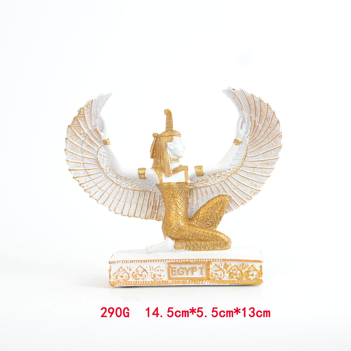 Egyptian Mythology Isis Goddess Statue Souvenirs Queen Candleholder ...