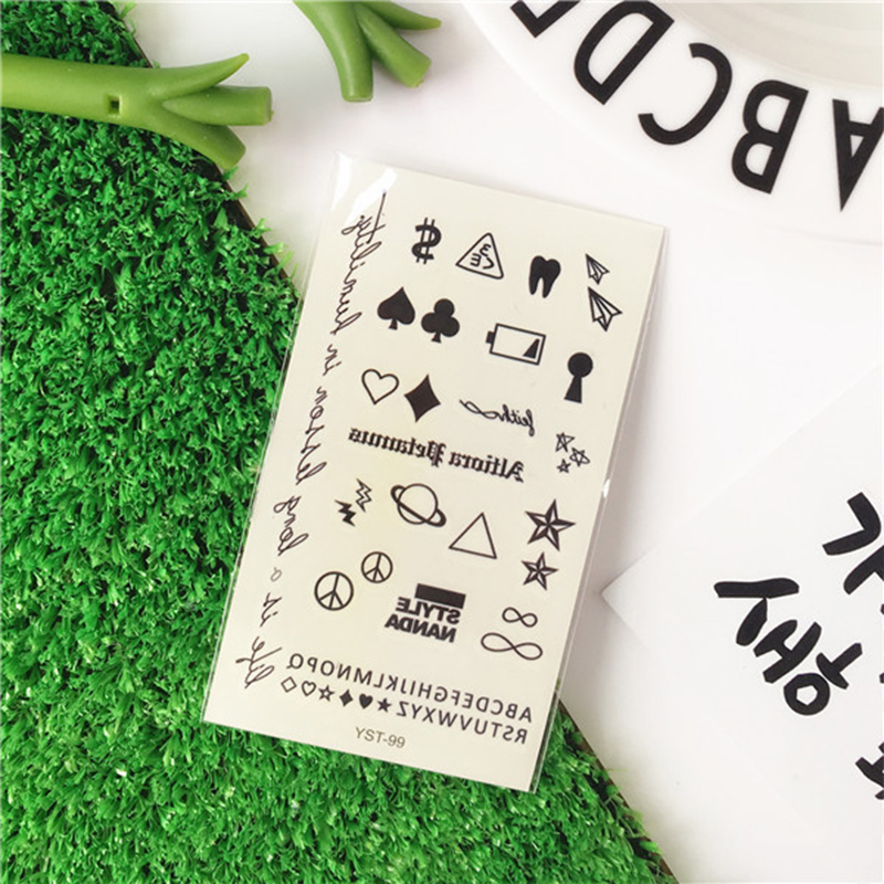 South Koreacartoon Tattoo Stickers Cute and Long-Lasting Waterproof Ins ...