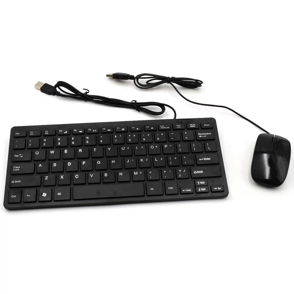 Universal USB Mini Multimedia Keyboard With mouse for Laptop black ...