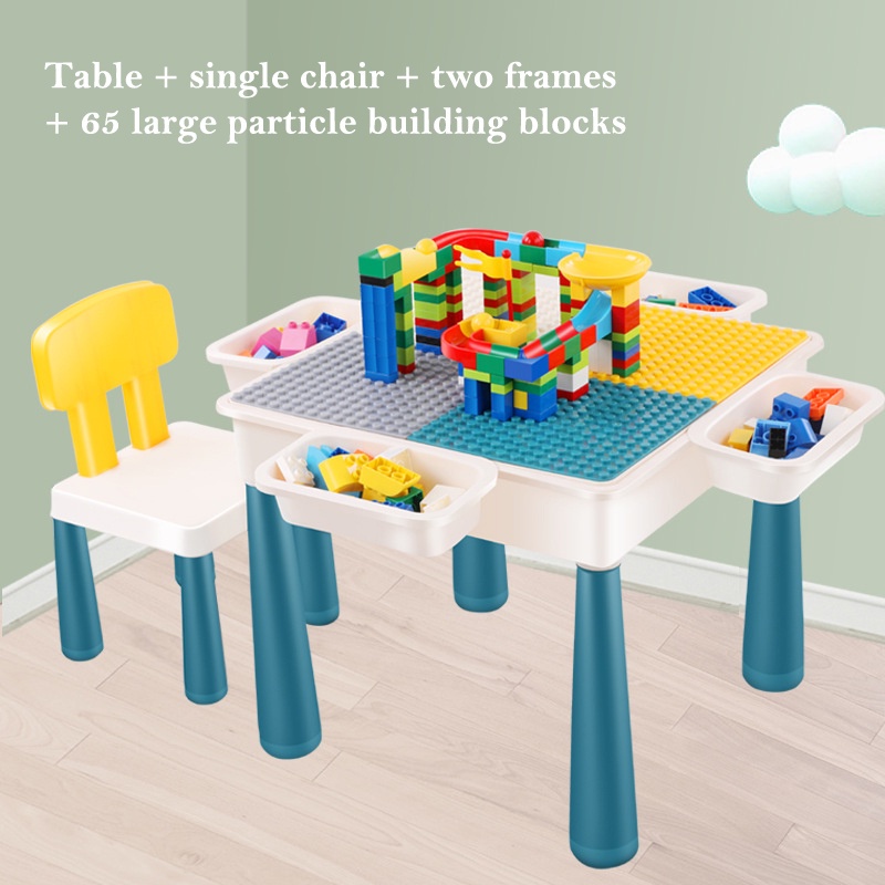 Available Multi-Function Upgrade Children Blocks Table Learning Playing ...