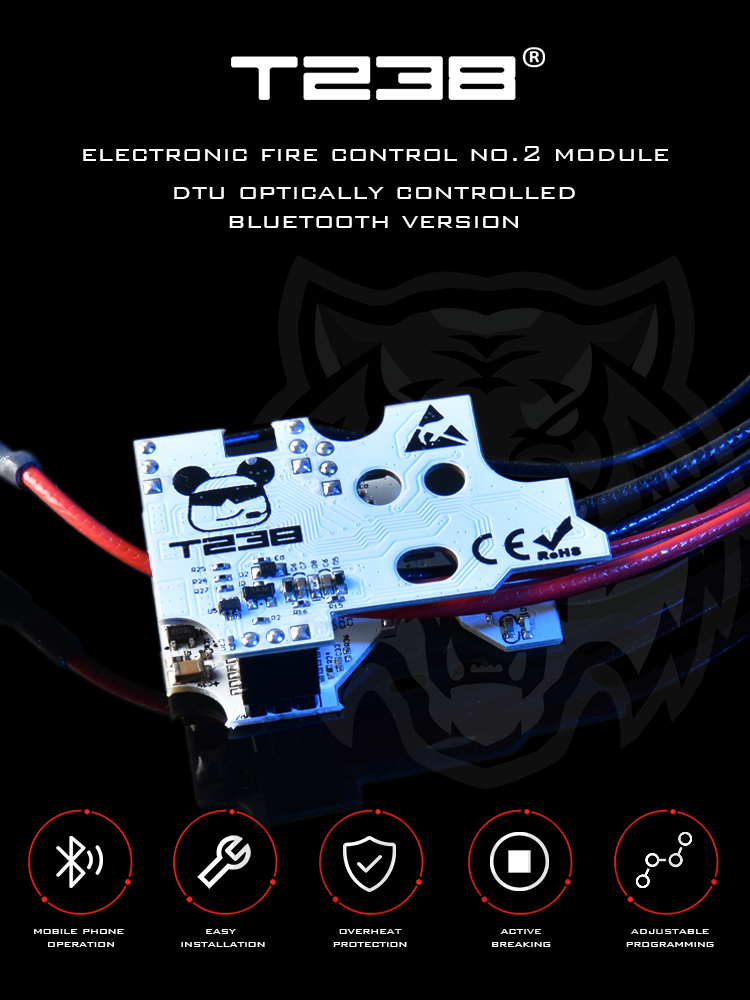 Tiger Gears T238 V 2.0 Bluetooth Version Programmable Trigger Control ...