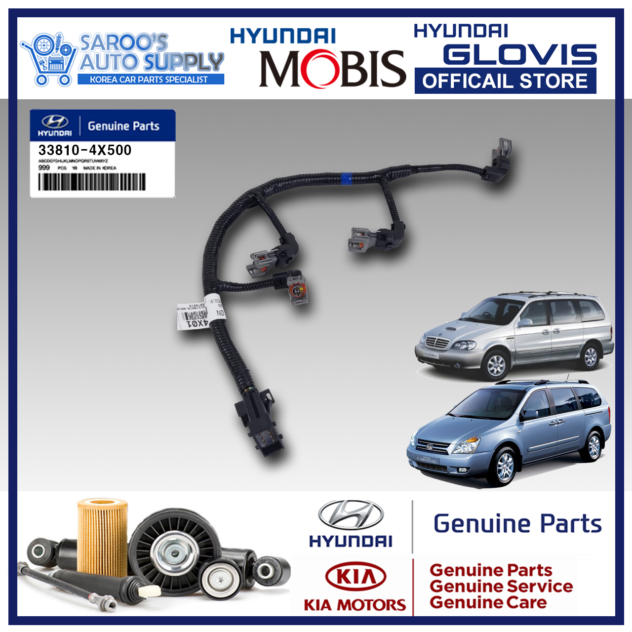 [J3][Genuine] Injector Wiring / Injector Cable For Sedona, Grand ...