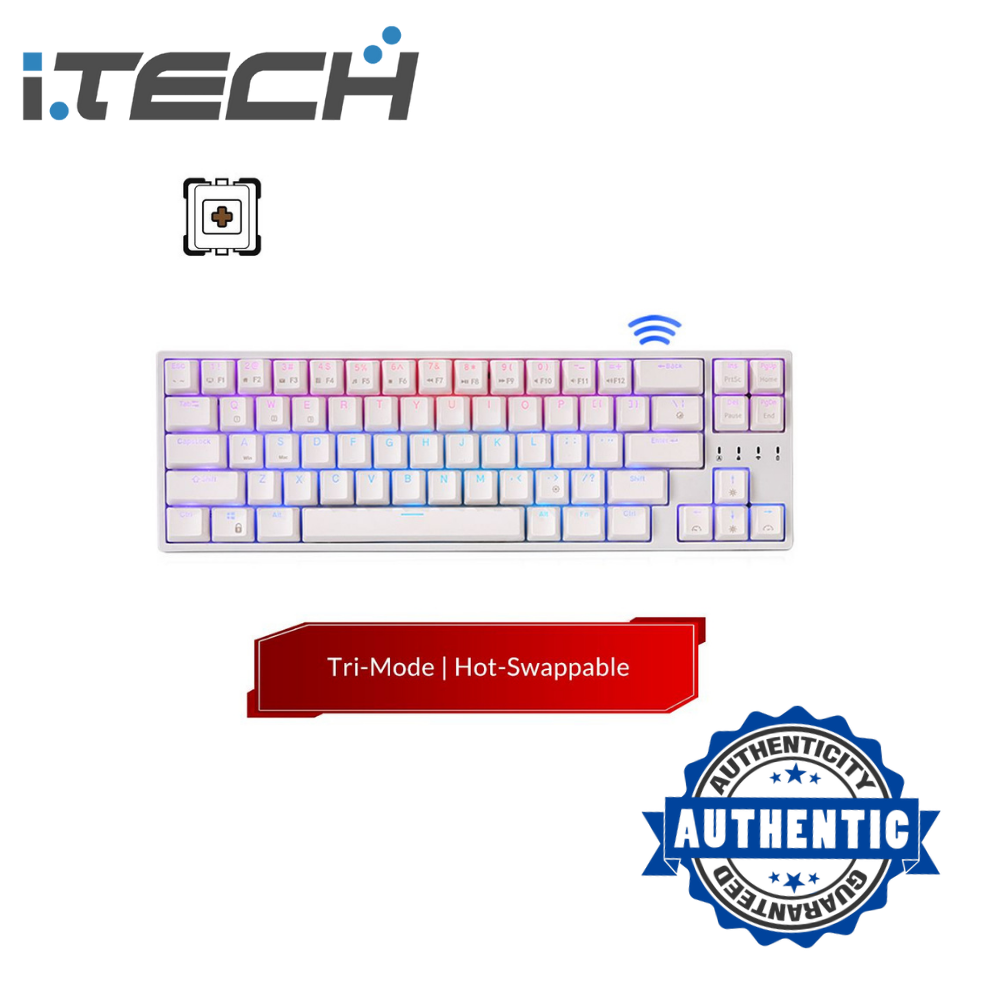 RK Royal Kludge RK68 Plus (RK871) Tri-Mode RGB Mechanical Keyboard ...
