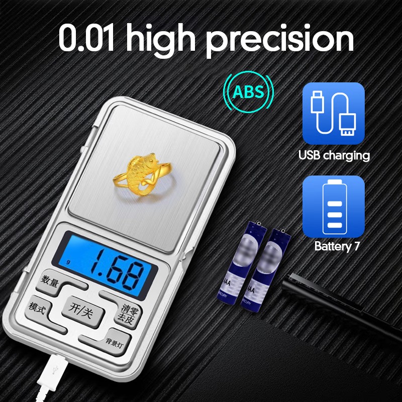 Mini Digital Pocket Scale Increment Digital Electronic Mini Multi-usage ...