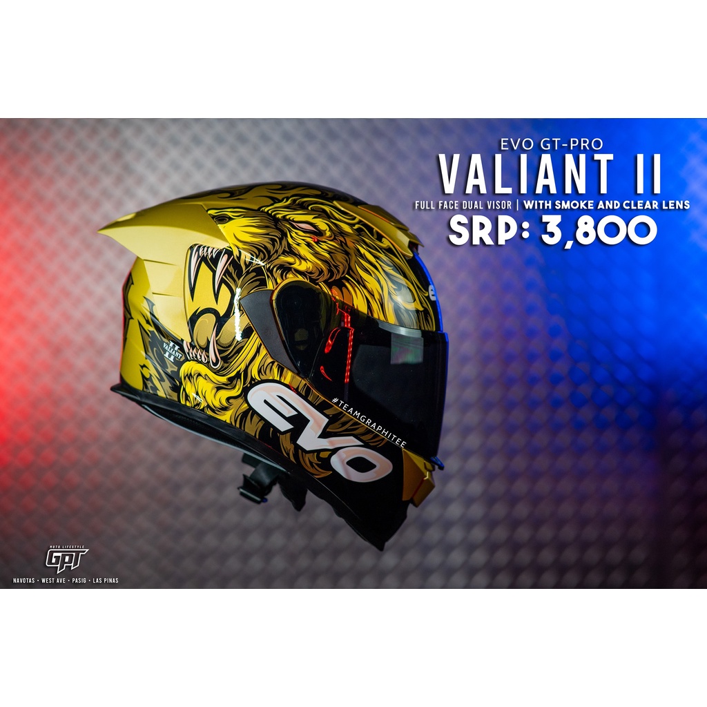 EVO HELMETS GT PRO VALIANT II | Lazada PH