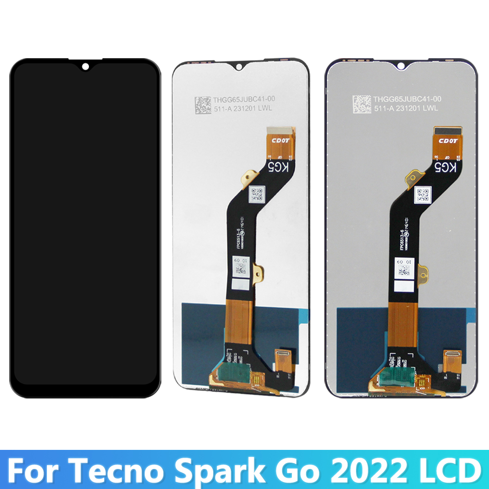 TFT LCD For Tecno Spark 6 Go 2020 2021 2022 2023 2024/ Smart 5 X657 X657C LCD Display Touch ...