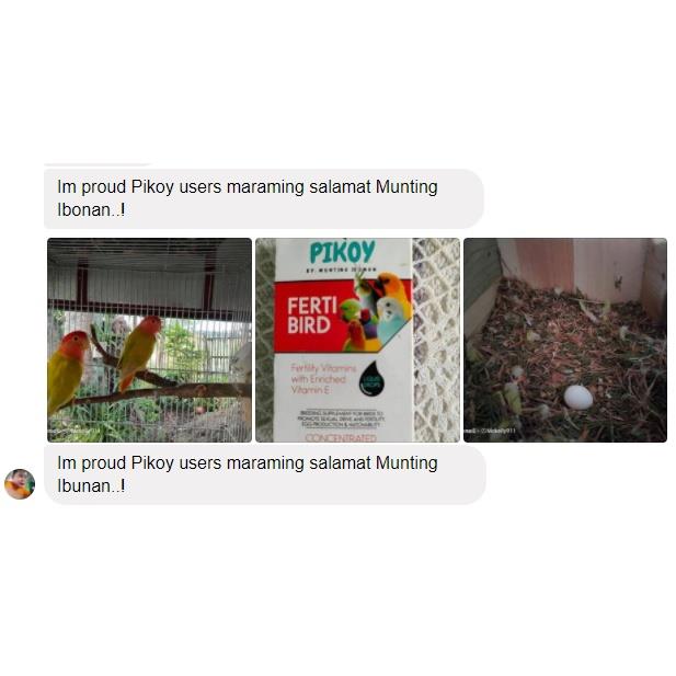 PIKOY FERTI BIRD Liquid Fertility Vitamin Drops with Enriched Vit E for ...