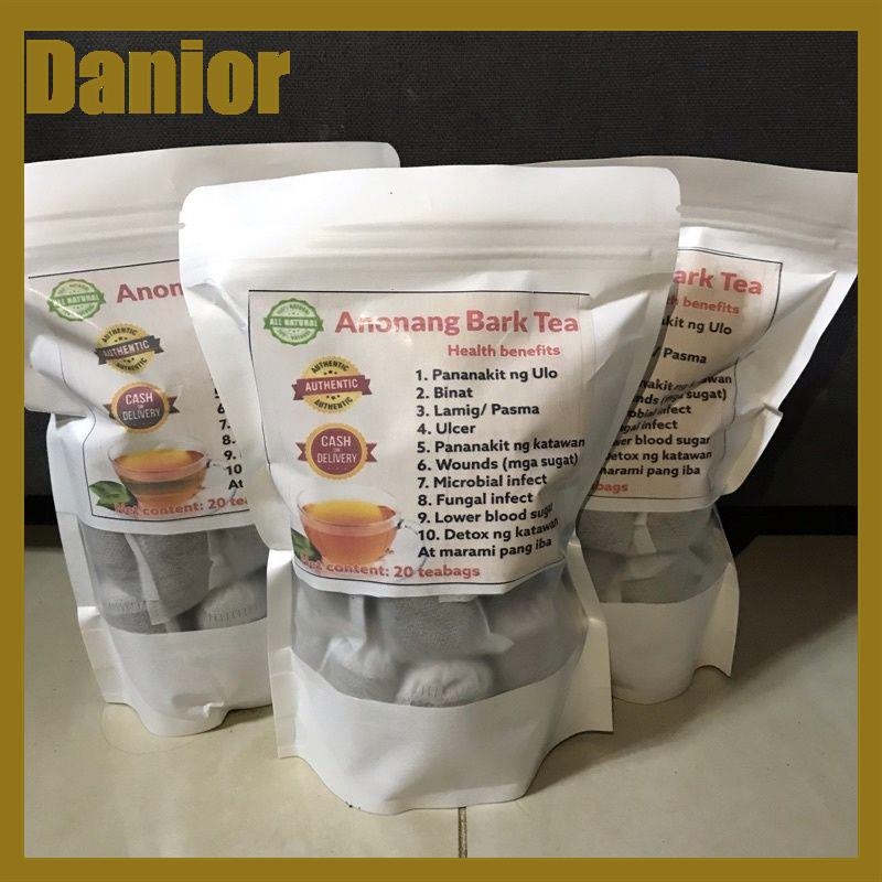 Danior ANONANG BARKS HERBAL TEA (10pcs and 20pcs TeaBags) Mabisang ...