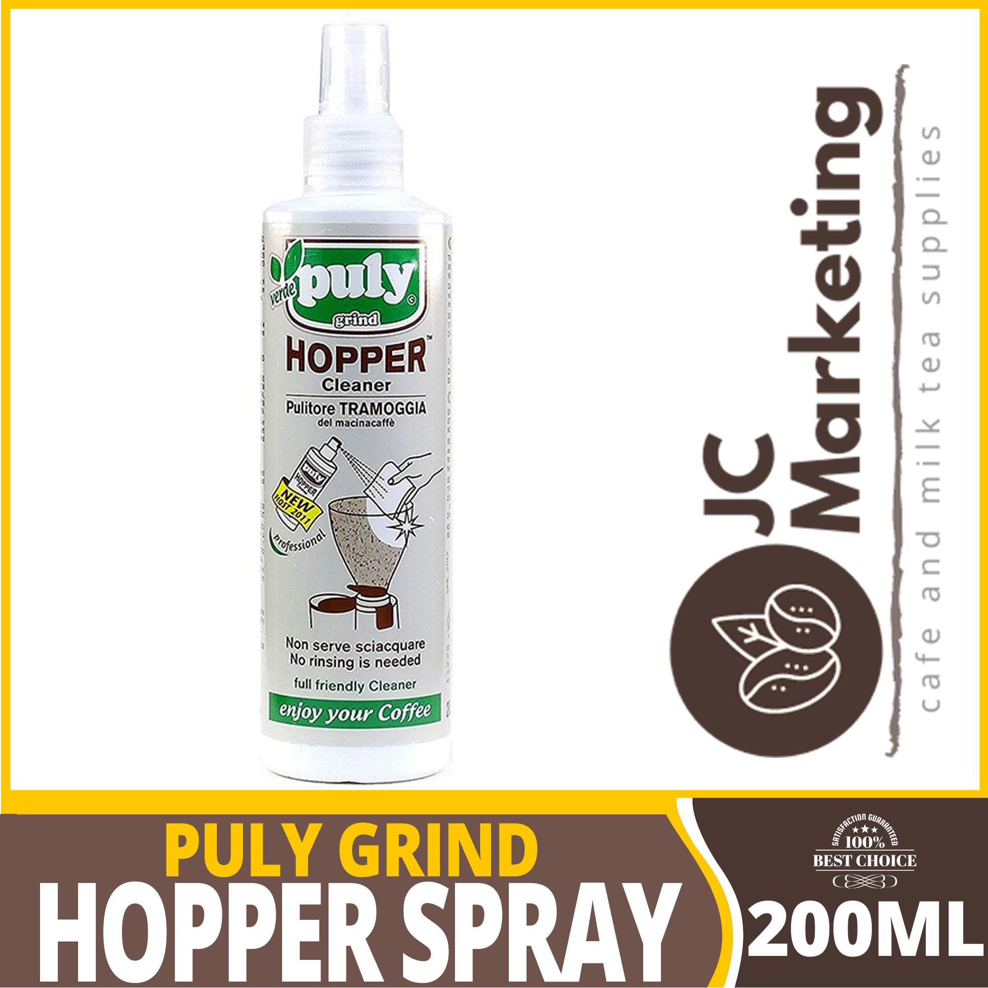 Puly Grind Hopper Spray 200ml| Coffee Machine Cleaning Chemicals ...