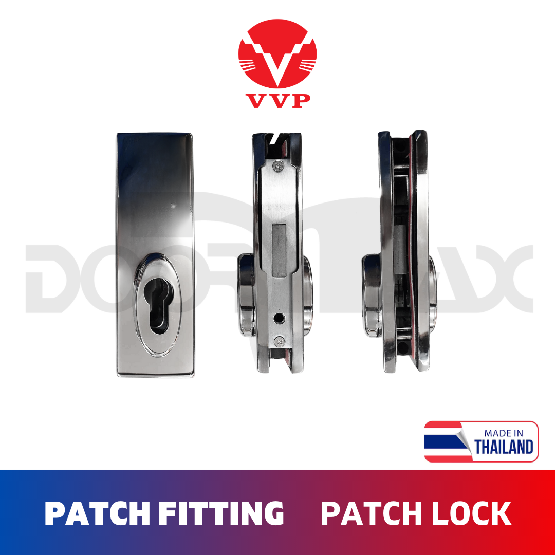 VVP Stainless Steel Patch Lock Fitting for Glass Door | Lazada PH