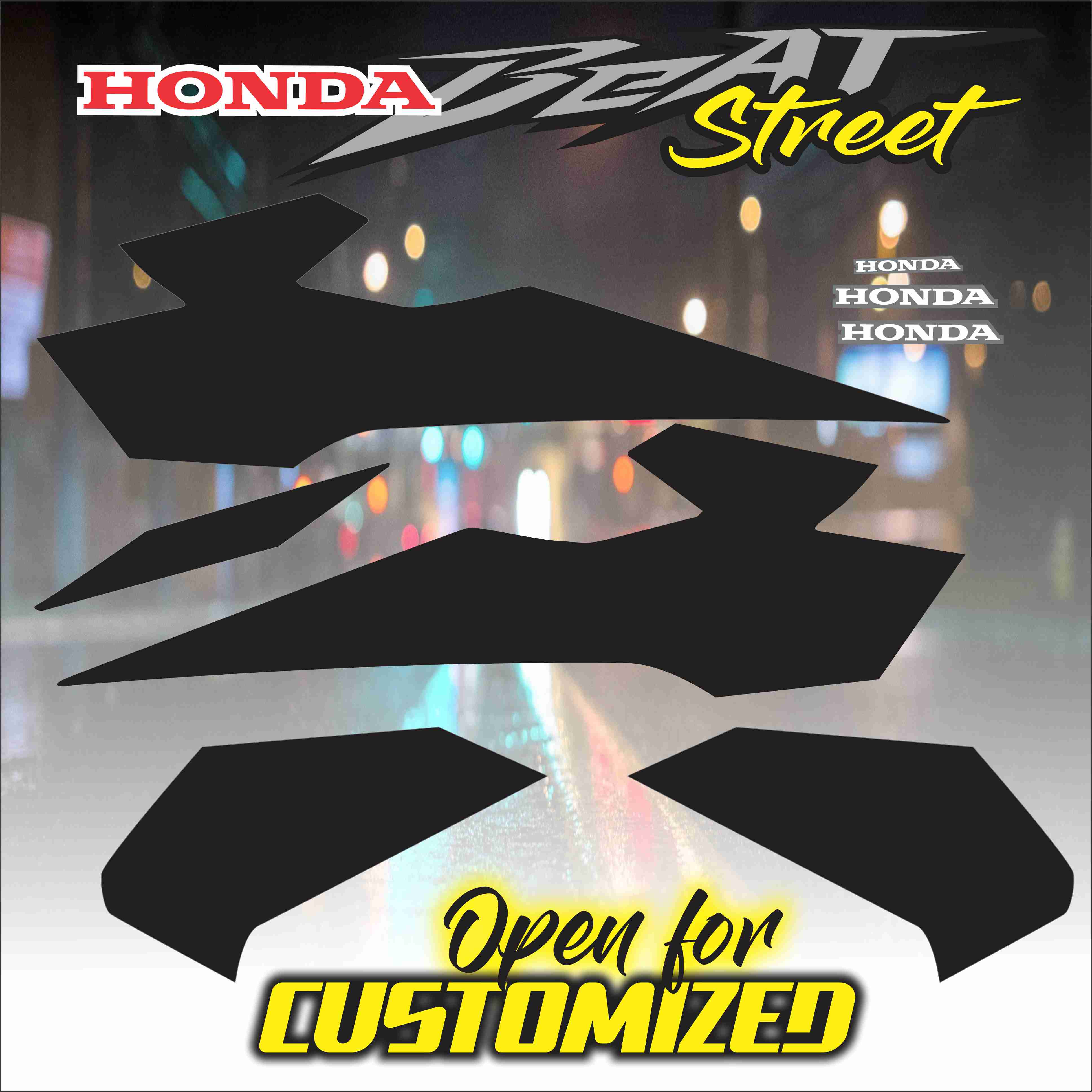 HONDA BEAT STREET STICKER | Lazada PH