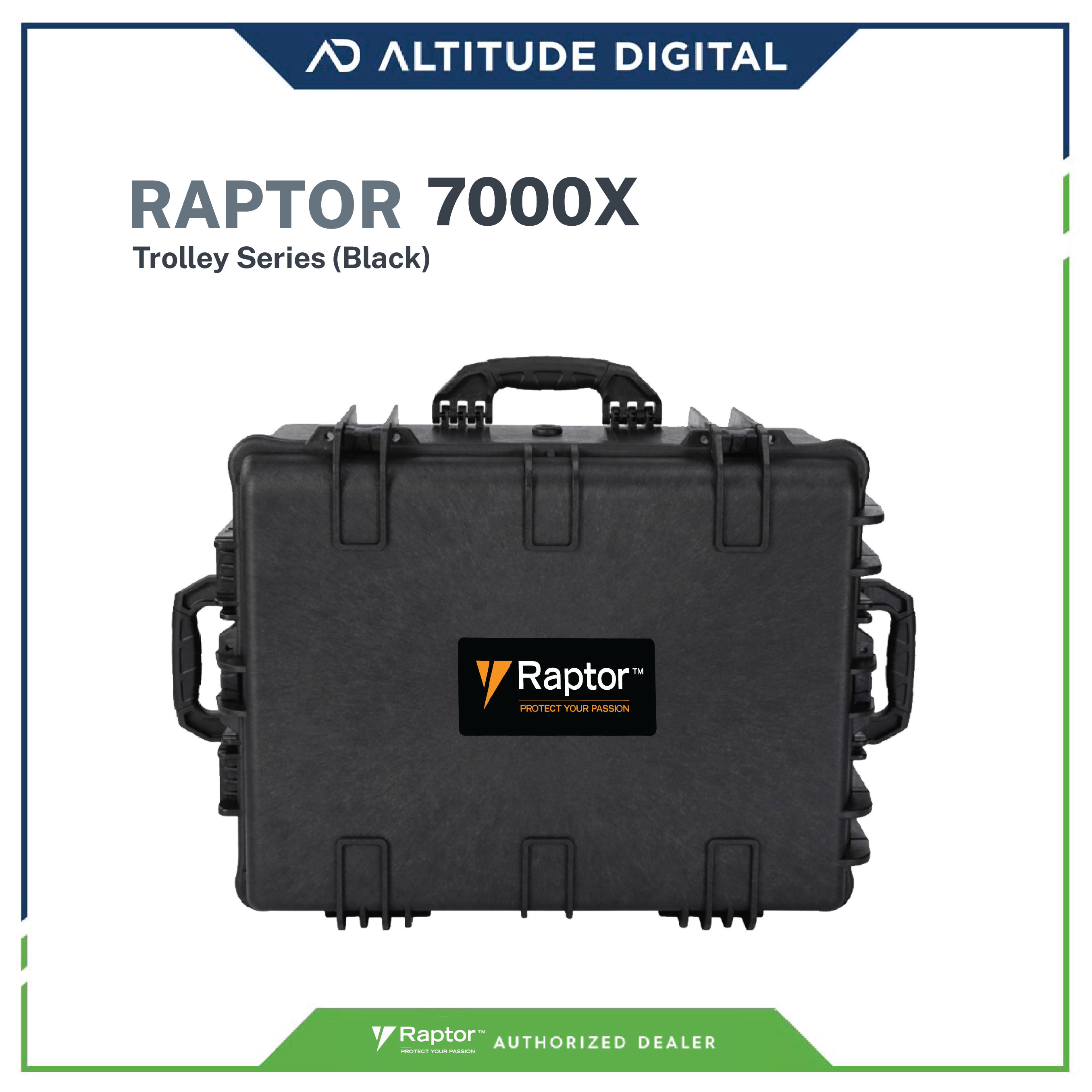 Raptor Case Extreme Trolley 7000x Waterproof Dustproof Trolley and ...