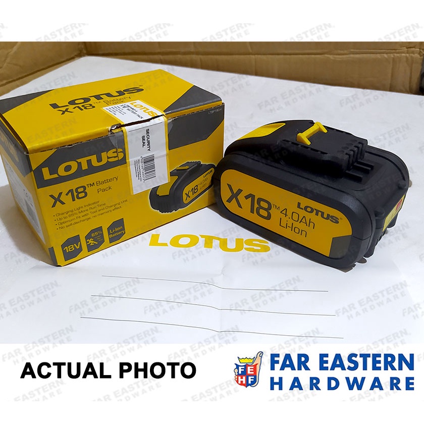 LOTUS Battery 18V 2.0Ah | 4.0Ah for Power Tools LTPT18 | Lazada PH