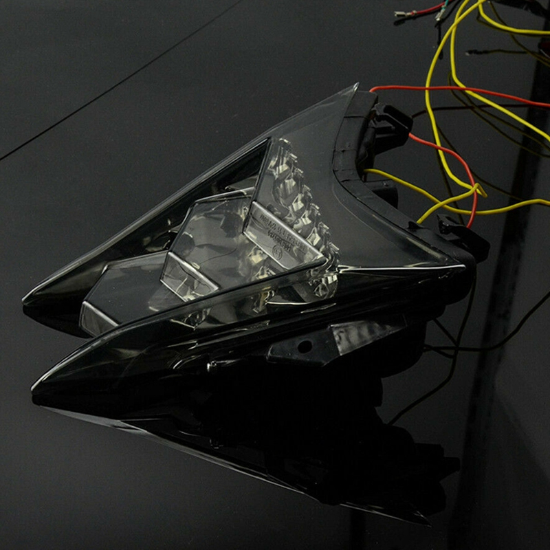 Motorcycle Sequential LED Tail Lights Brake Rear Turn Signals ...