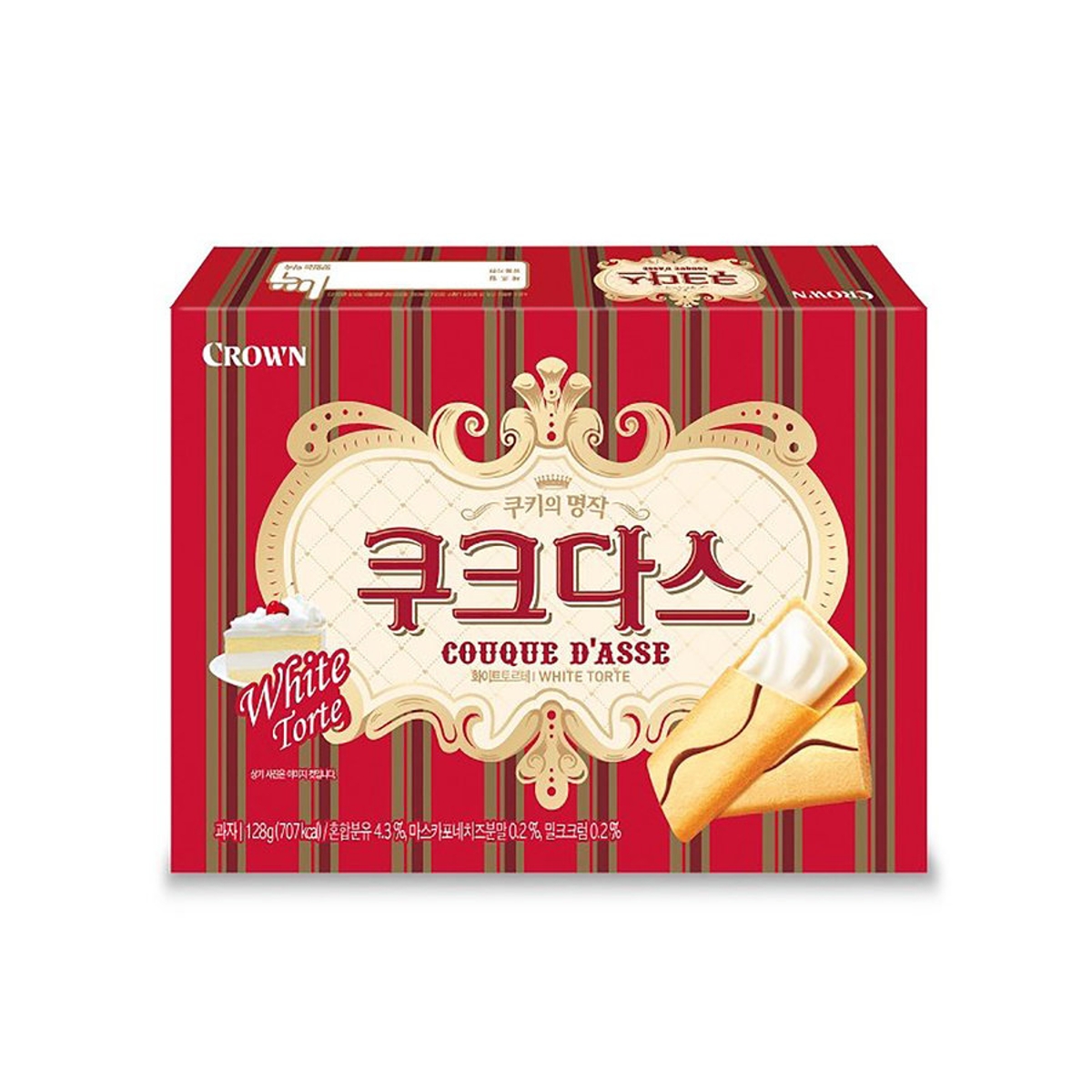 CROWN COUQUE D'ASSE WHITE TORTE 77G-128G / CROWN COUQUE D'ASSE VIENNA COFFEE 77G-128G | Lazada PH