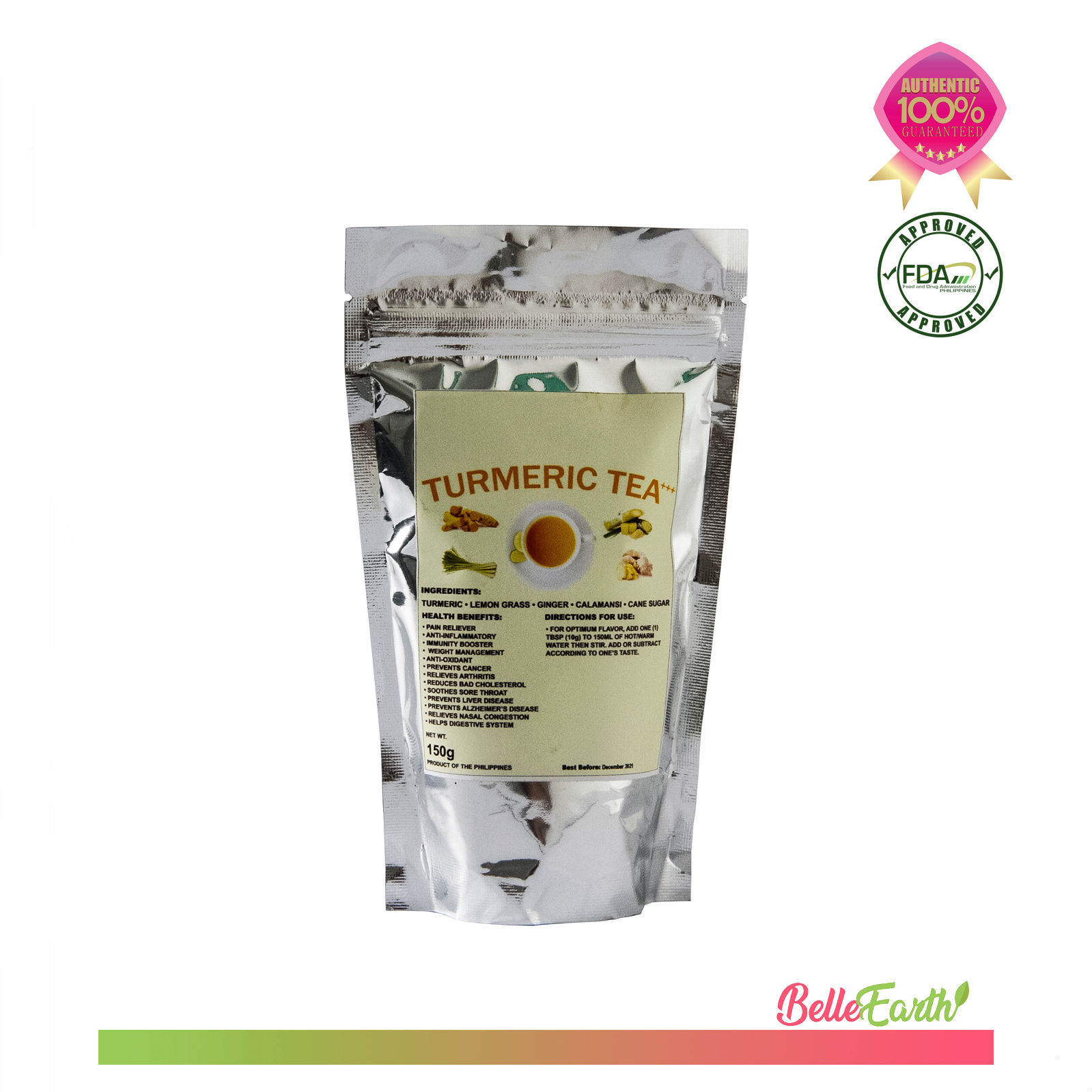 Turmeric Tea Instant Powder 150G | Lazada PH