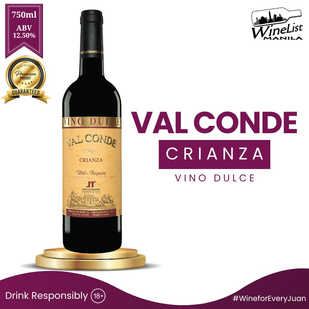 Val Conde Crianza Dulce | Utiel Requena, Spain | Red Wine 750ml | Lazada PH