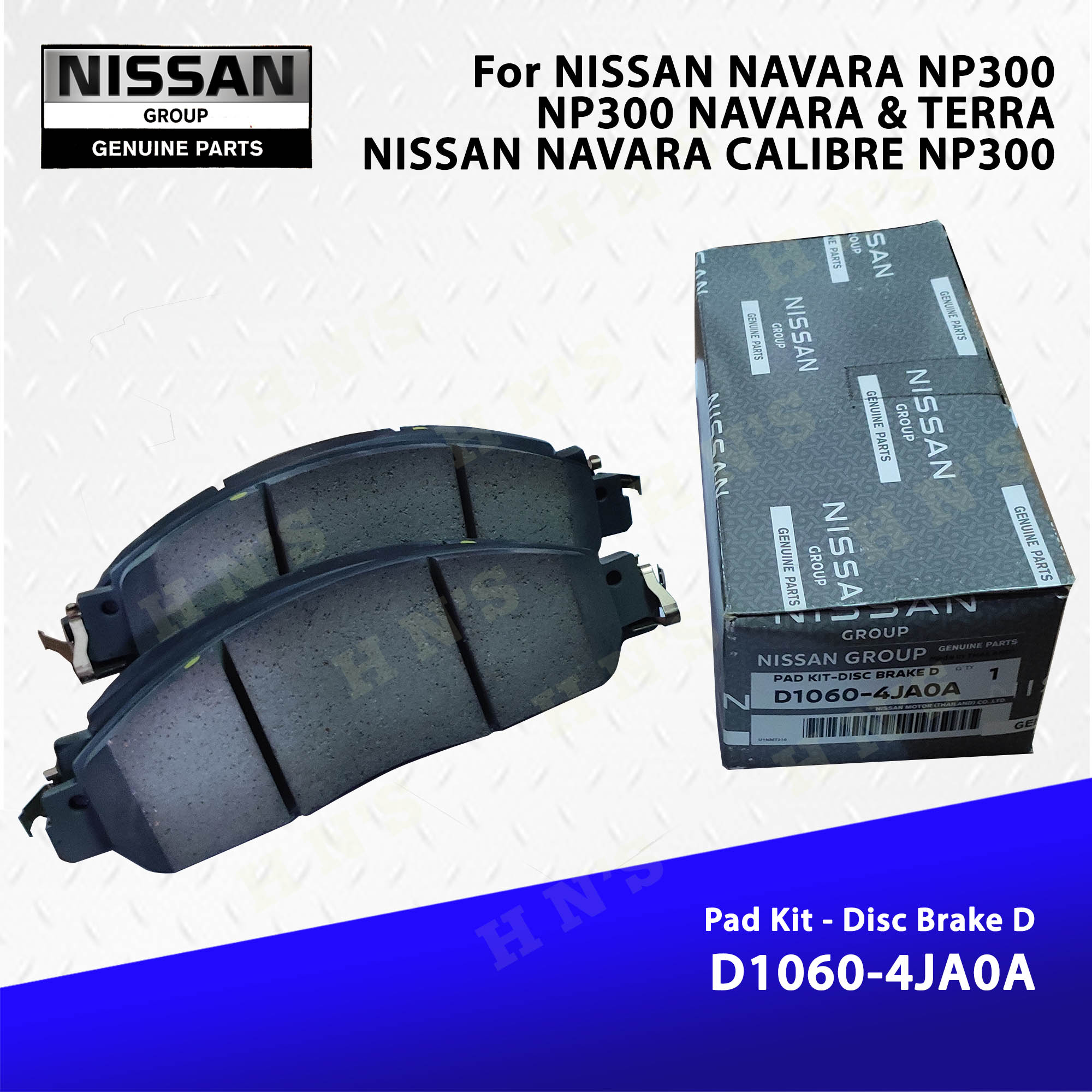 NISSAN Genuine Brake Pads Front for Nissan Navara NP300 / Nissan Terra ...