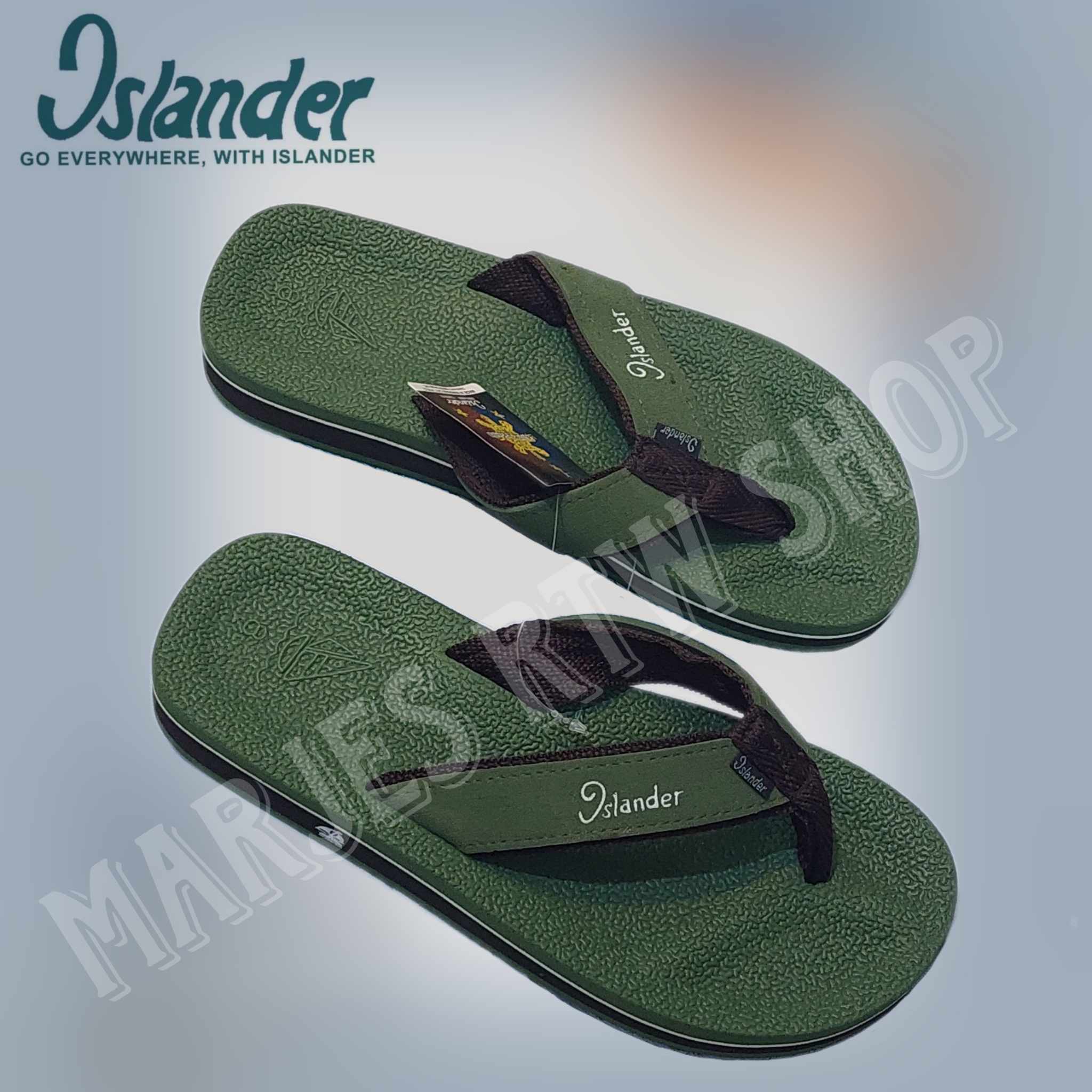ISLANDER Sandals Classic ( Green/Brown ) 100% Original | Lazada PH