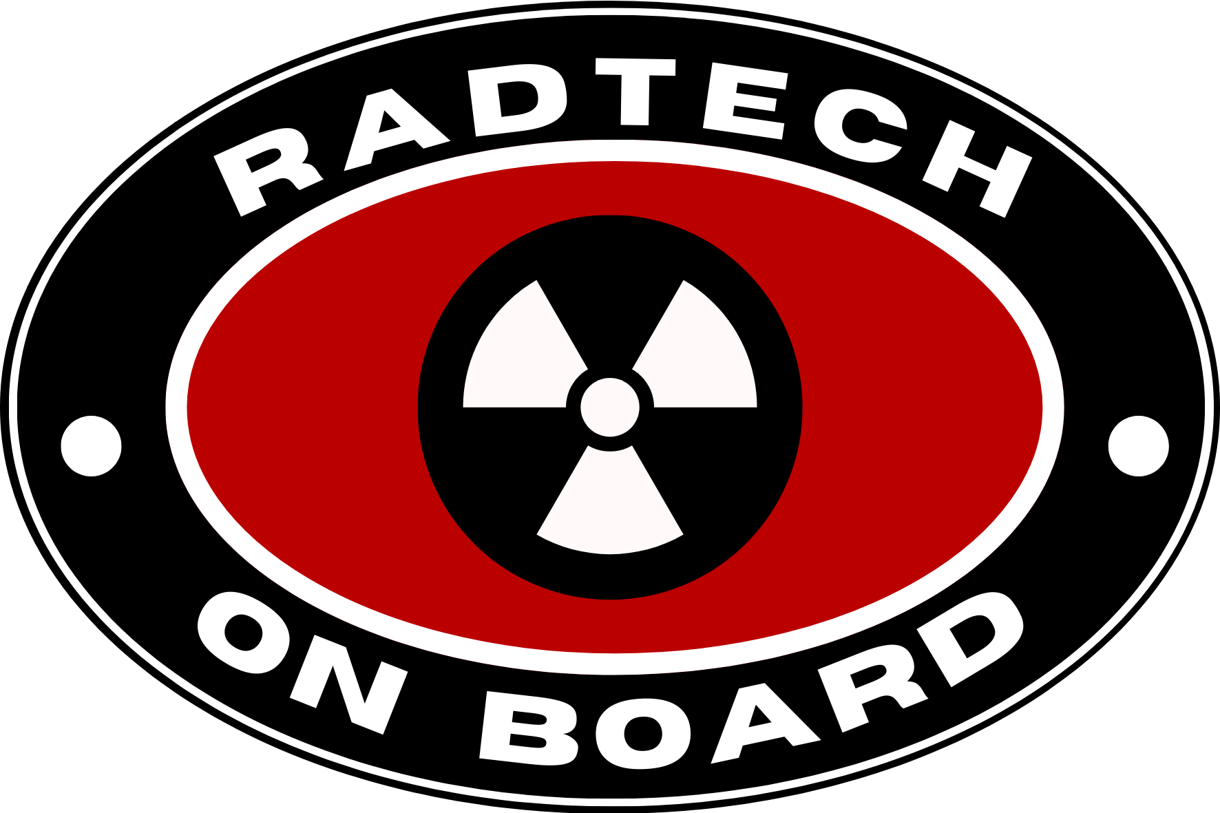 License Rad Tech ON BOARD VINYL STICKER 7X10cm | Lazada PH