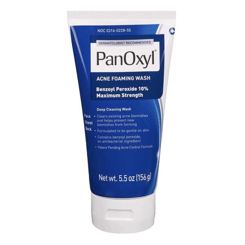 Immediate delivery PanOxyl Acne Foaming Wash Benzoyl Peroxide Maximum ...