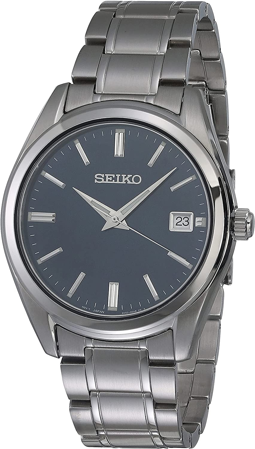 Seiko Men's Essentials Japanese Quartz With Stainless Steel Strap ...