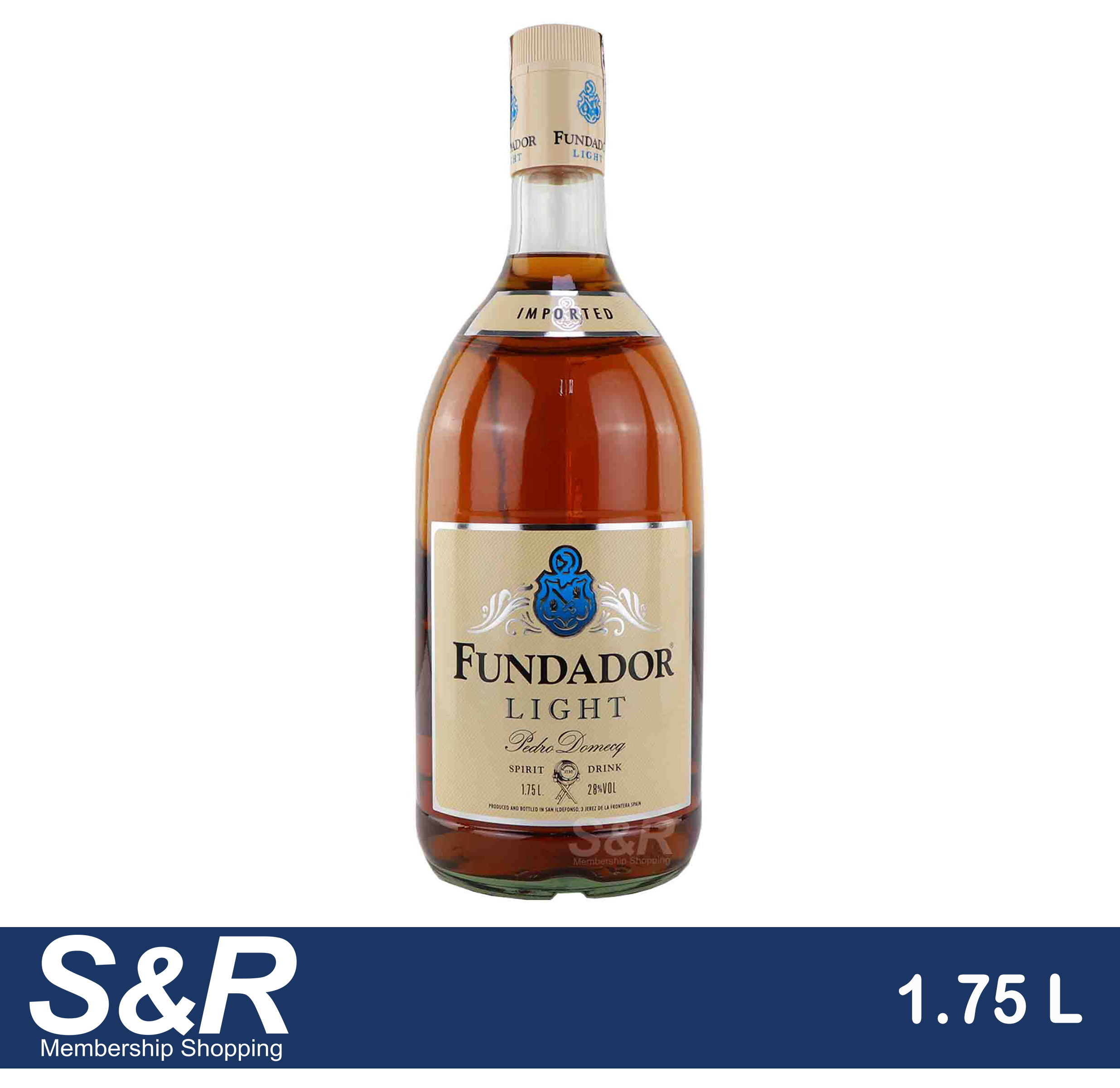 Fundador Light Pedro Domecq 1.75L | Lazada PH