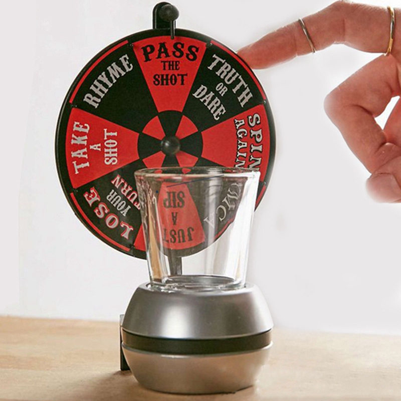 Spin Turntable The Shot Glass Drinking Game Fun Party Turntable Toys ...