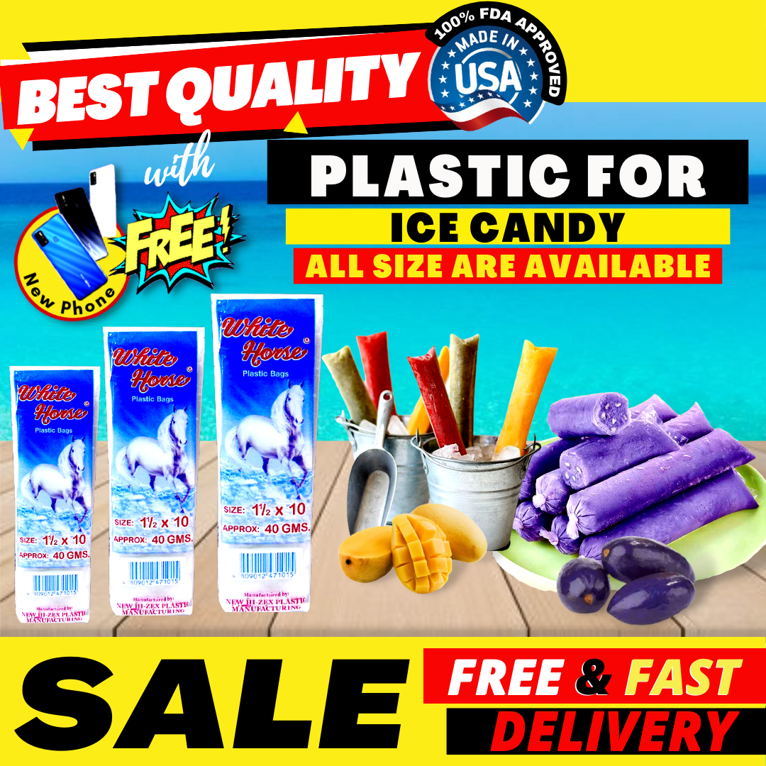 [500 PCS] Ice Candy Plastic Bag, plastic ng ice candy, ice candy ...