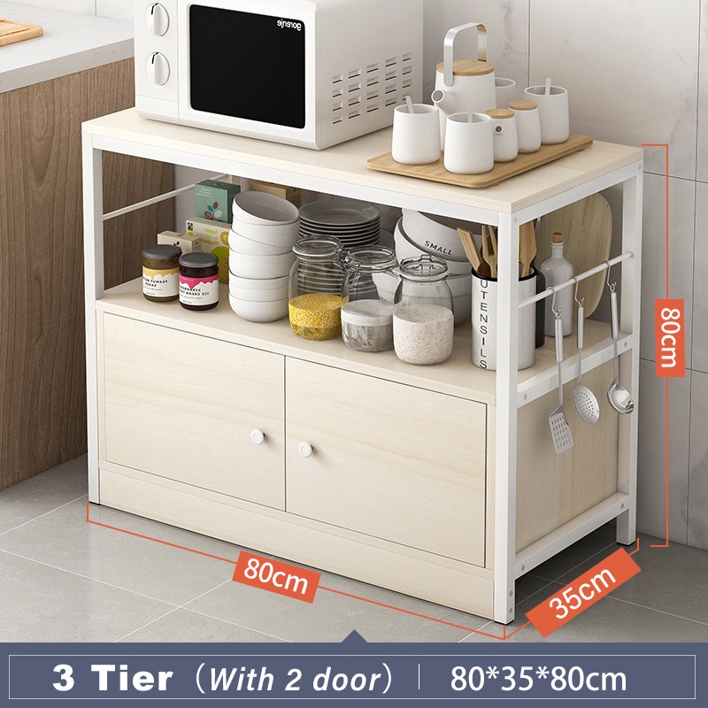 SHEEPER Kitchen Rack Cabinet Organizer Storage Rack Steel Kitchen Heavy ...