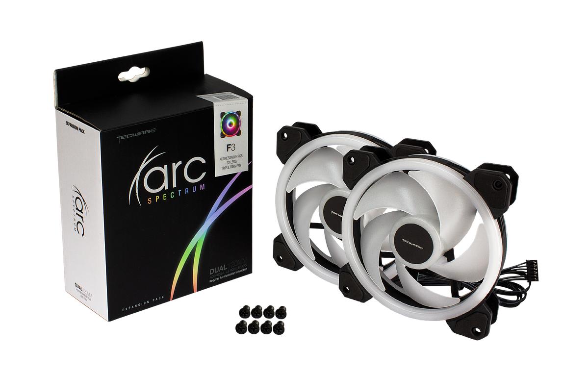 Tecware ARC Spectrum F3 Addressable RGB 120mm Fans-DUAL Pack | Lazada PH