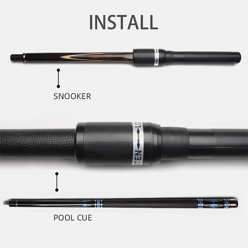 Telescopic Pool Cue Stick Extension 30.5cm Plastic Cue Extension For ...
