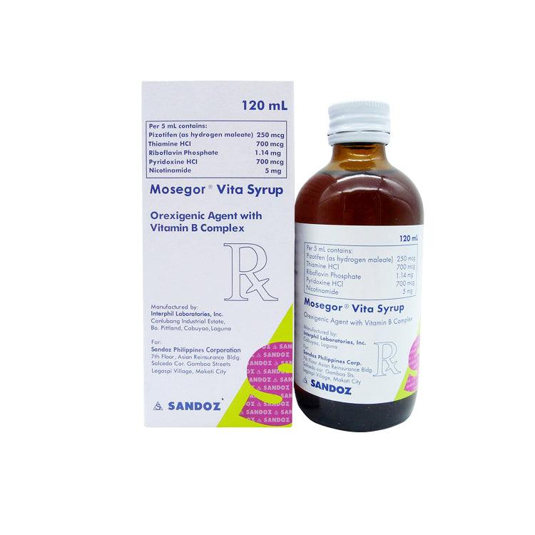 Rx: Mosegor Vita Syrup 120ml | Lazada PH