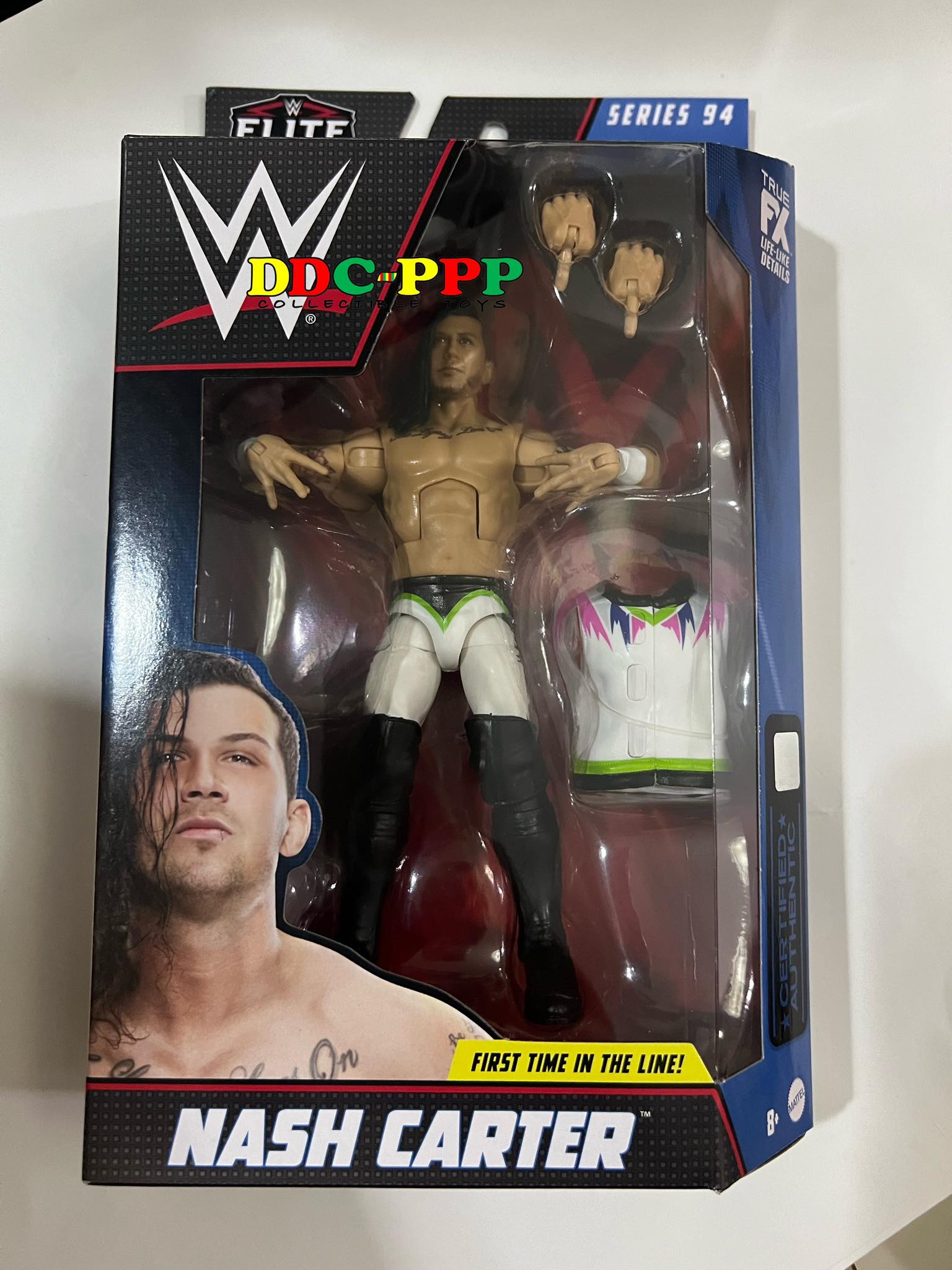 NASH CARTER - WWE Elite Collection Series 94 Action Figure (SEALED ...