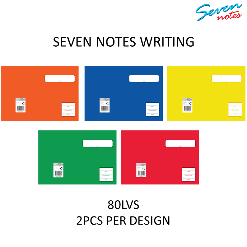 Seven Notes Writing Notebooks Color Coded #14 (10pcs) | Lazada PH