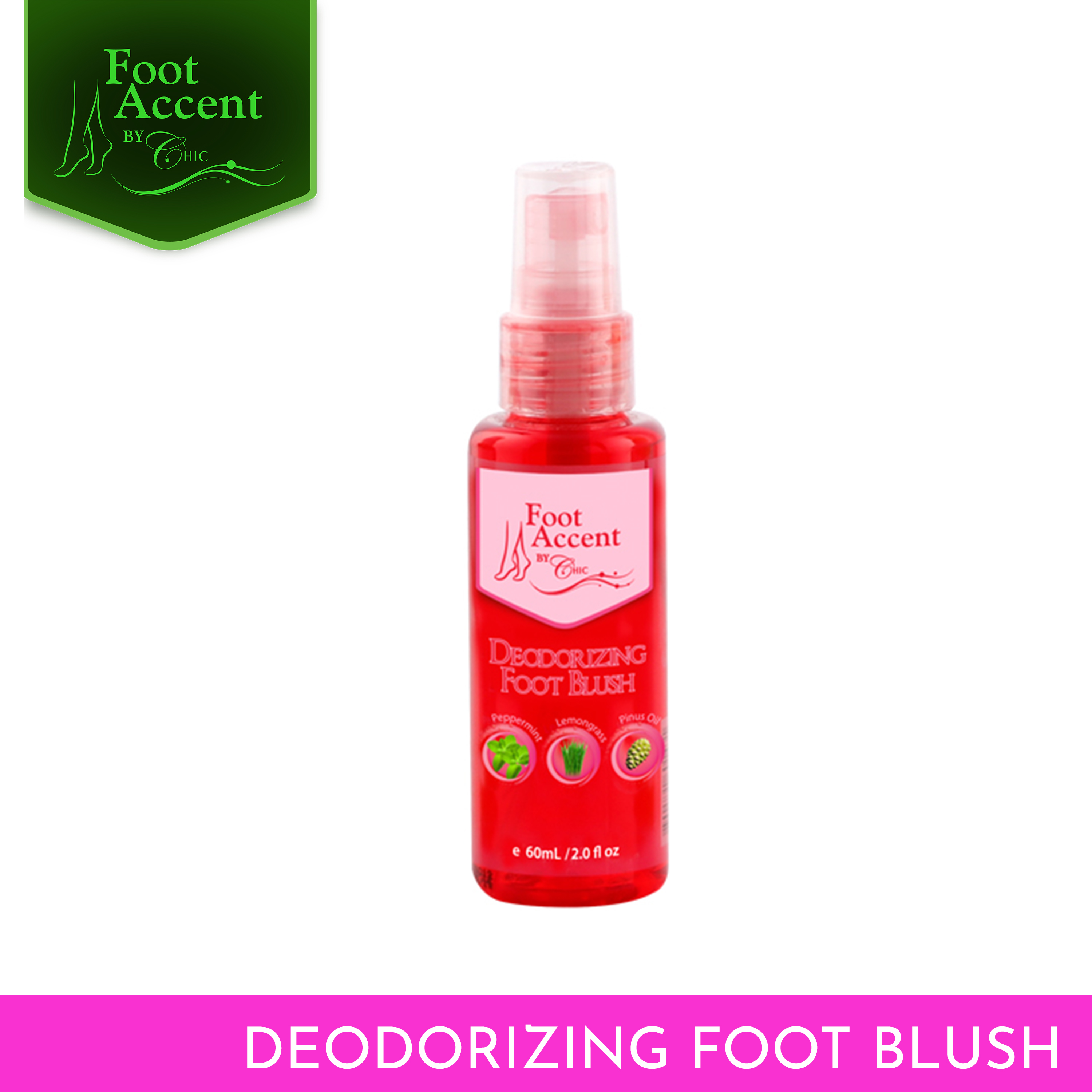 Foot Accent by Chic Deodorizing Foot Blush 60ml | Lazada PH