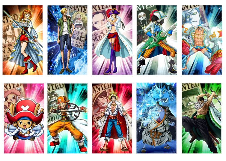 One Piece | One Piece Cast | RED FILM | Anime Stickers | Waterproof ...