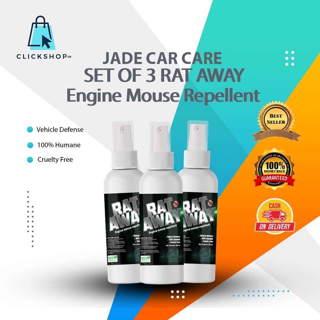 BEST SELLING & ON DEMAND RAT AWAY (SET OF 3) Rat Repellent Household ...